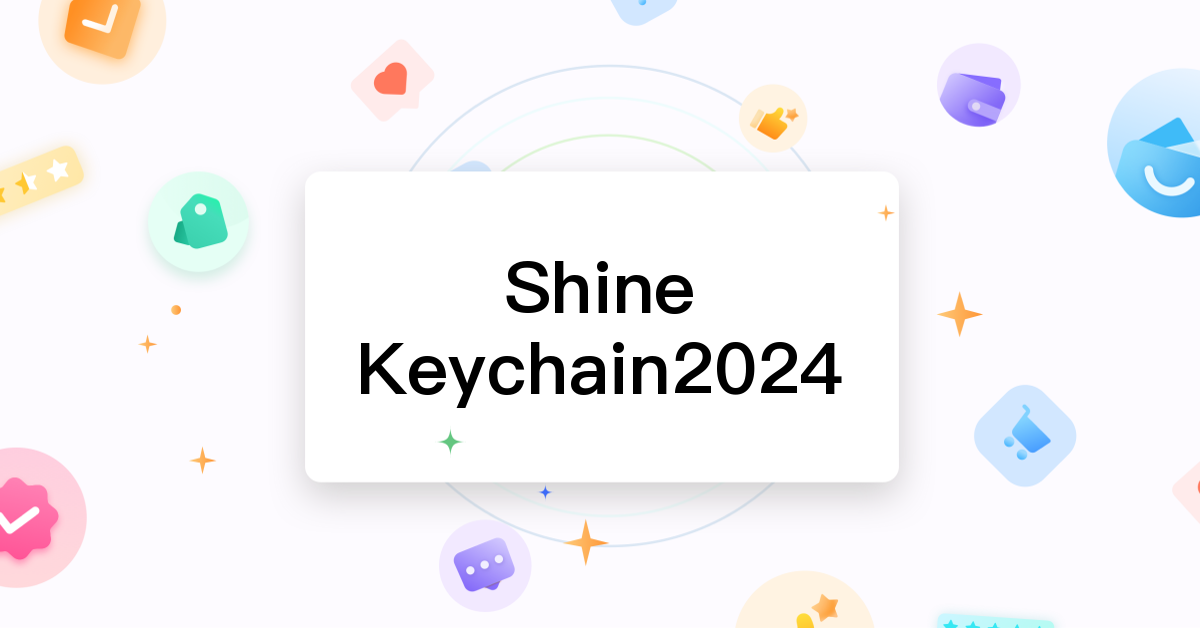 Shine Keychain2024